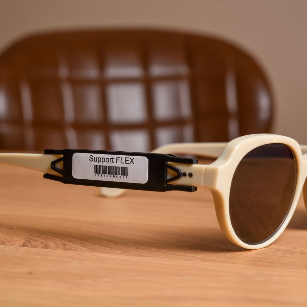 Support Flex - Porte étiquette pour lunettes - Masquelier.fr